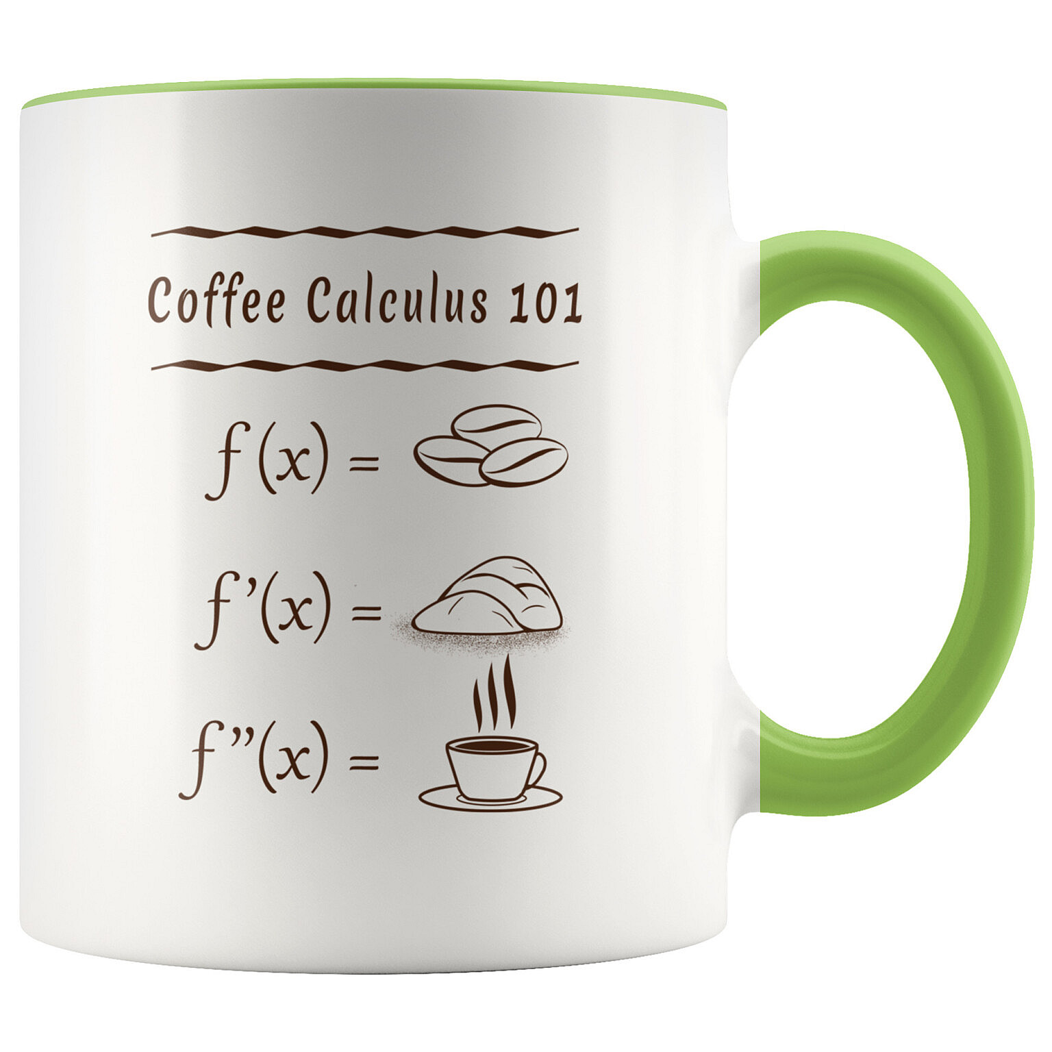 Coffee Calculus Mug - Funny Math Gift with Derivatives - Smart Foxes