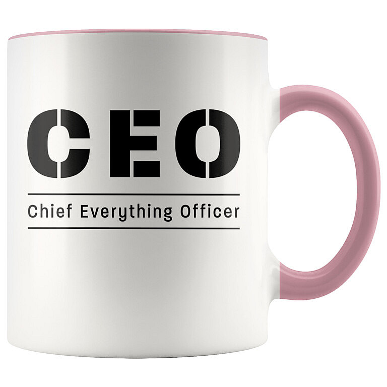 CEO - Chief Everything Officer Mug - Funny Gift for Entrepreneurs ...