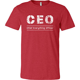 CEO T-Shirt: Chief Everything Officer - Smart Foxes