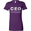CEO T-Shirt: Chief Everything Officer - Smart Foxes