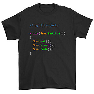 Eat Sleep Code Repeat T-Shirt - Funny Programmer Gift - Smart Foxes