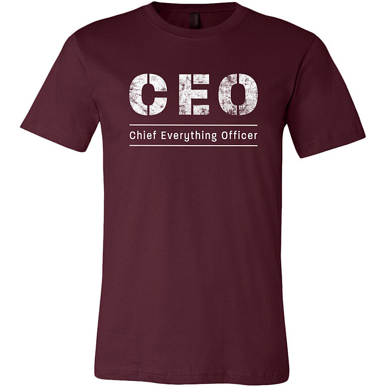 CEO T-Shirt: Chief Everything Officer - Smart Foxes