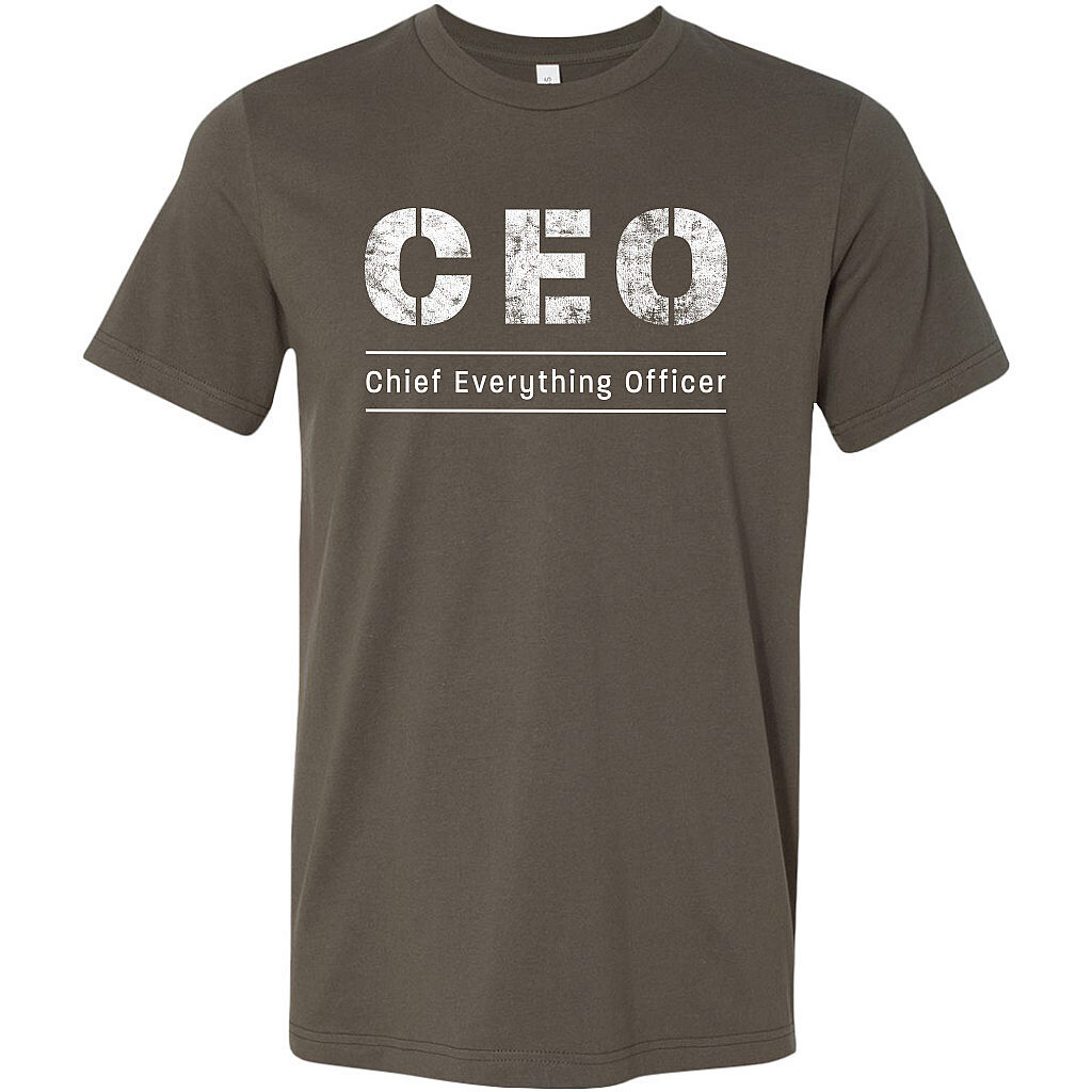 CEO T-Shirt: Chief Everything Officer - Smart Foxes