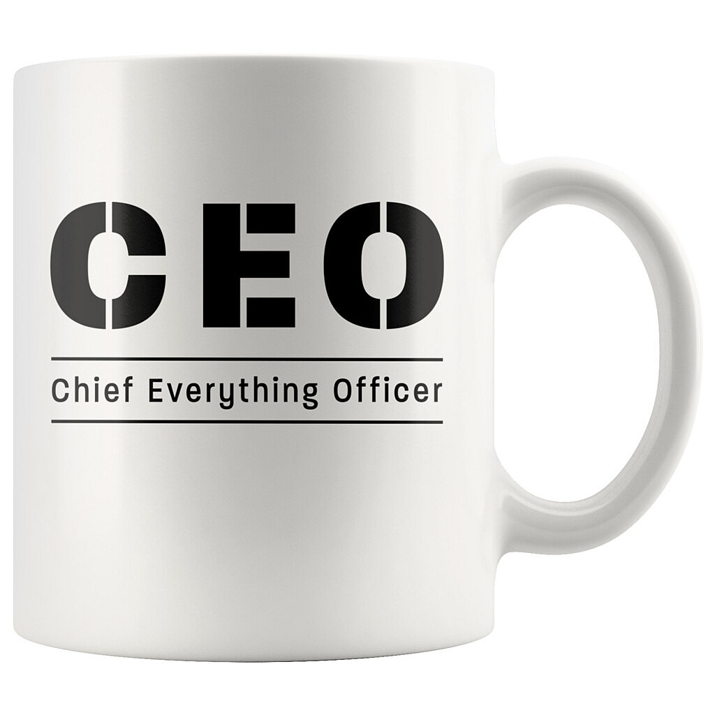 CTO + CEO Mugs Funny Couples Gift - Smart Foxes