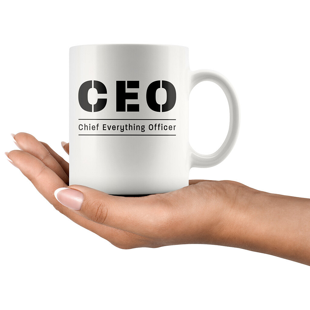 CTO + CEO Mugs Funny Couples Gift - Smart Foxes