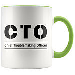 Chief Troublemaking Officer Mug - Funny Gift CTO - Smart Foxes