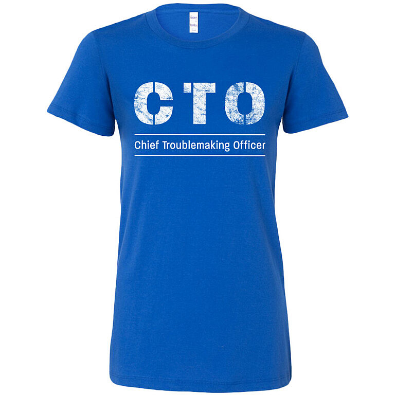 Chief Troublemaking Officer T-Shirt - Funny CTO Tee - Smart Foxes