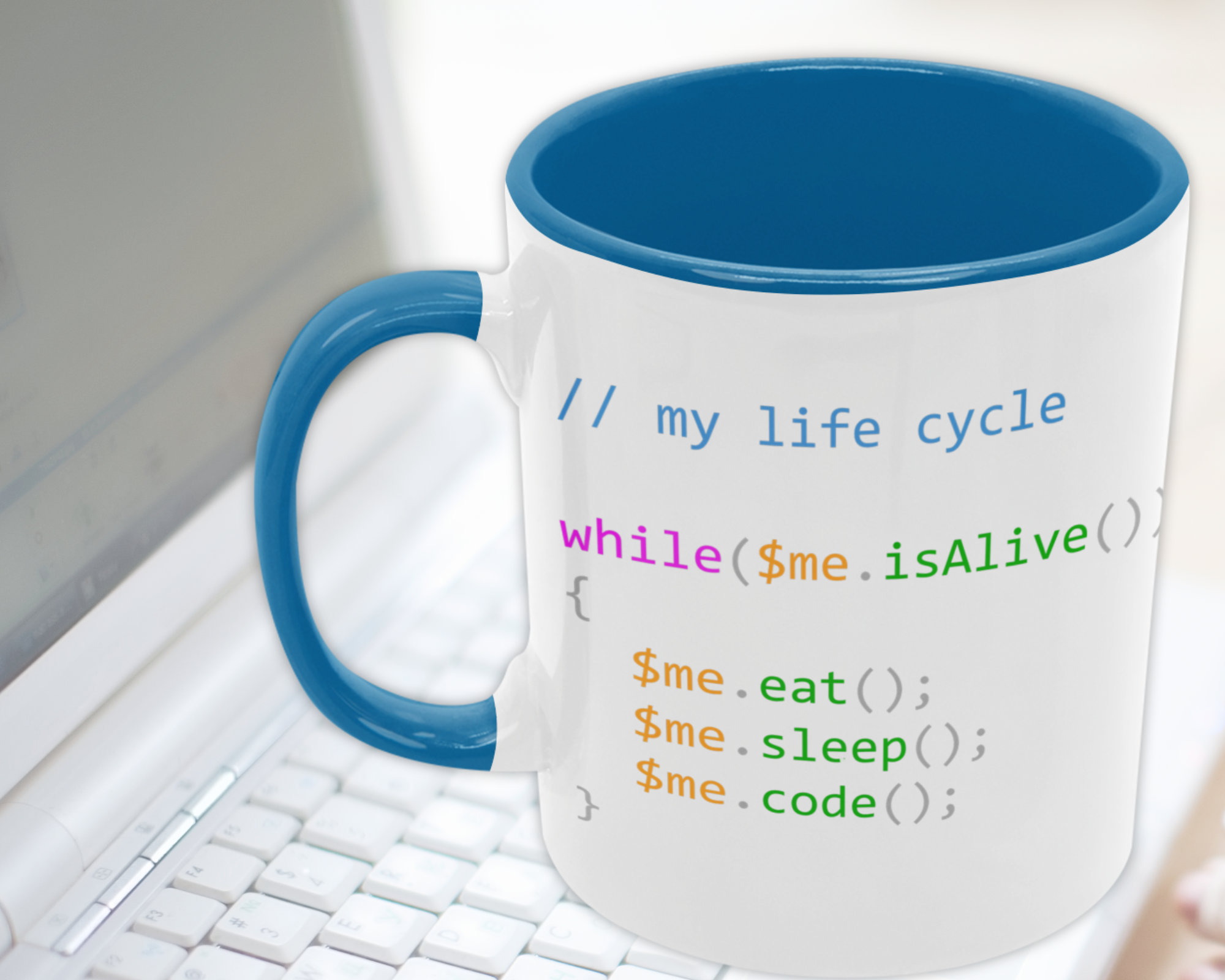 Eat Sleep Code Repeat Mug for Computer Programmes