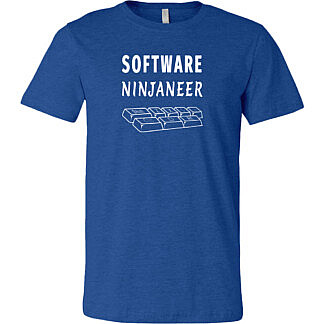 Software Ninjaneer T-Shirt - Funny Programmer/Coder Gift - Smart Foxes