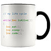 Eat Sleep Code Repeat Mug for Computer Programmes