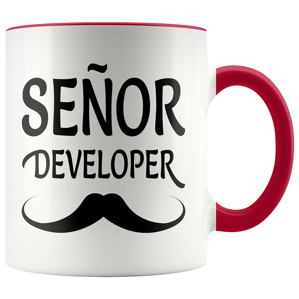 Señor Developer Mug - Gift for Programmer - Smart Foxes