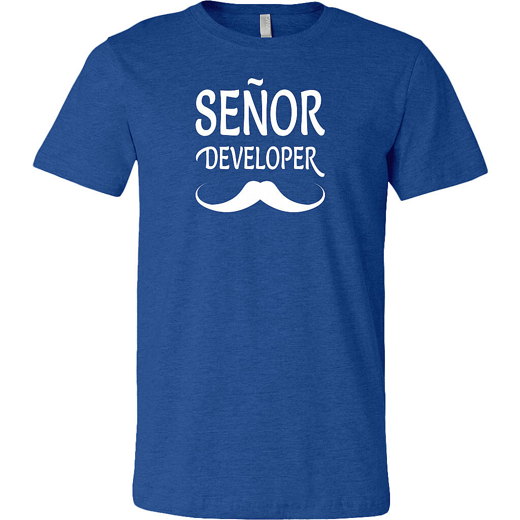 Gift for Computer Programmer - Señor Developer T-Shirt - Smart Foxes