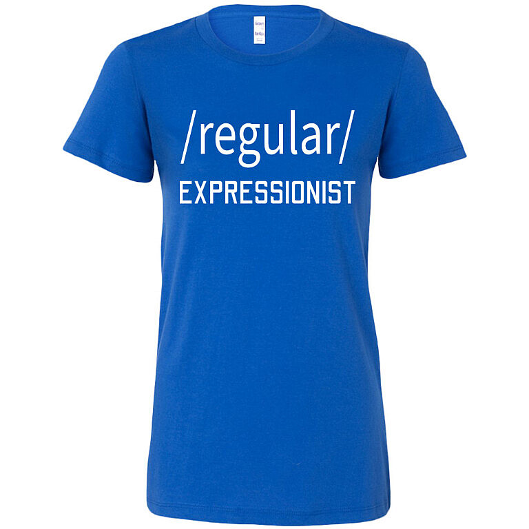 Regular Expressionist T-Shirt for Computer Programmers - Smart Foxes