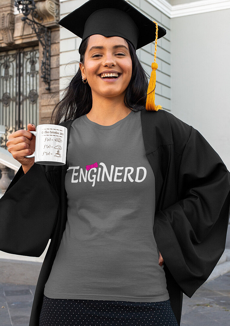 Enginerd T-Shirt for Girls and Women in Engineering