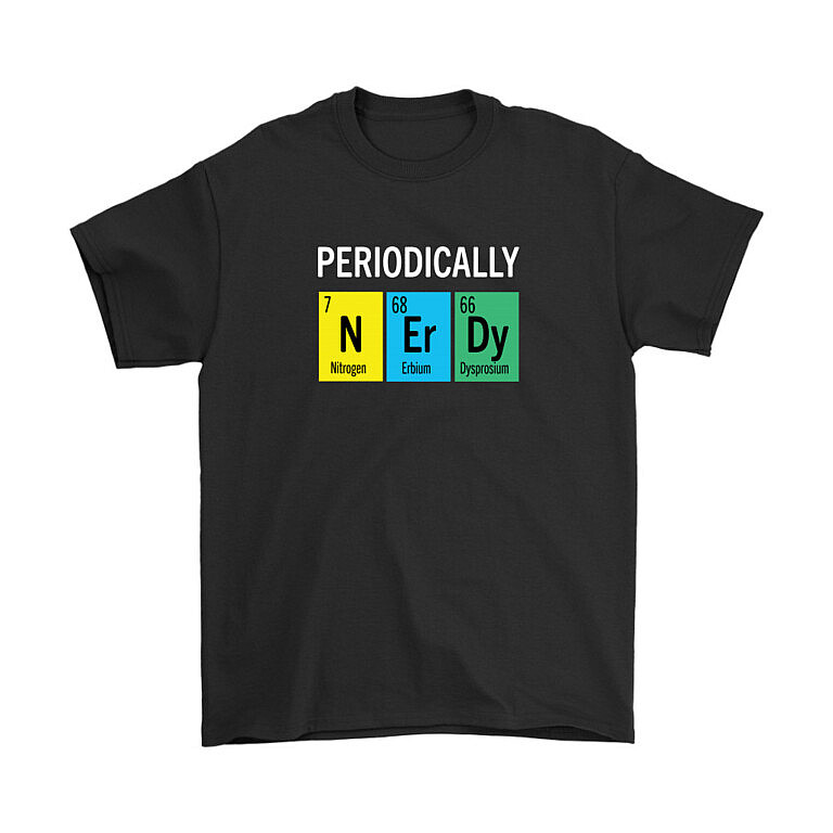 Periodically Nerdy T-Shirt - Gift for Science Student - Smart Foxes