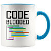 Accent Mug for Programmer - Code Blooded - Smart Foxes
