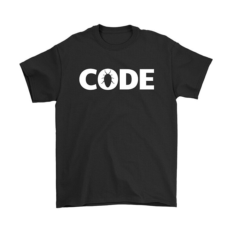 Code T-Shirt for Programmers - Contains Bug - Smart Foxes