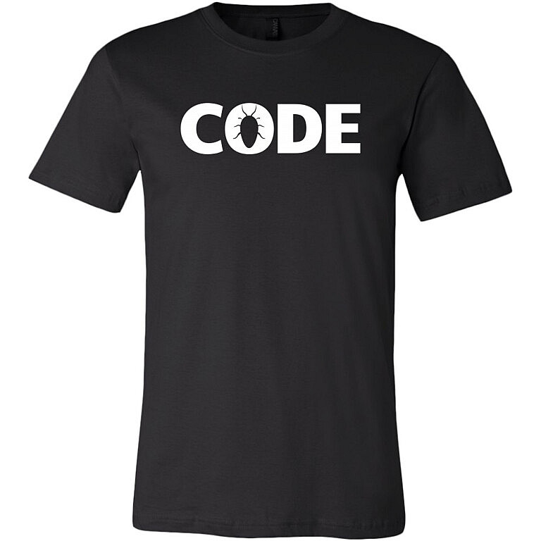 Code T-Shirt for Programmers - Contains Bug - Smart Foxes