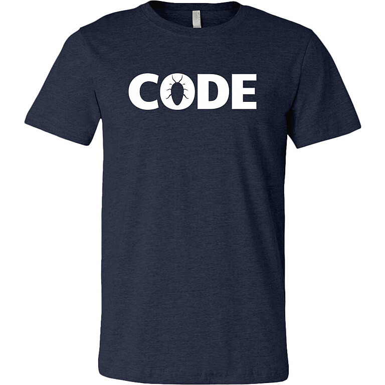 Code T-Shirt for Programmers - Contains Bug - Smart Foxes