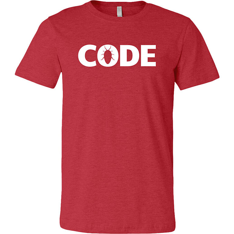 Code T-Shirt for Programmers - Contains Bug - Smart Foxes