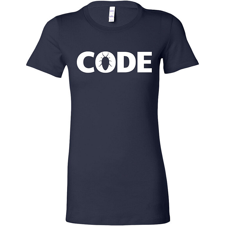 Code T-Shirt for Programmers - Contains Bug - Smart Foxes