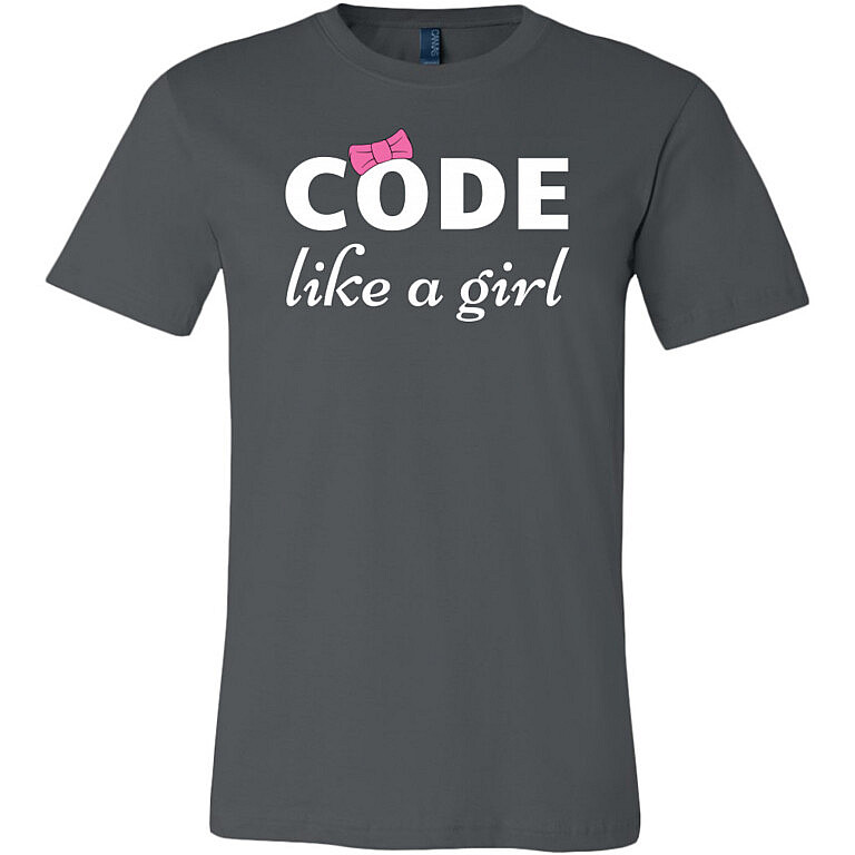 Code Like a Girl T-Shirt for Women Who Code - Smart Foxes