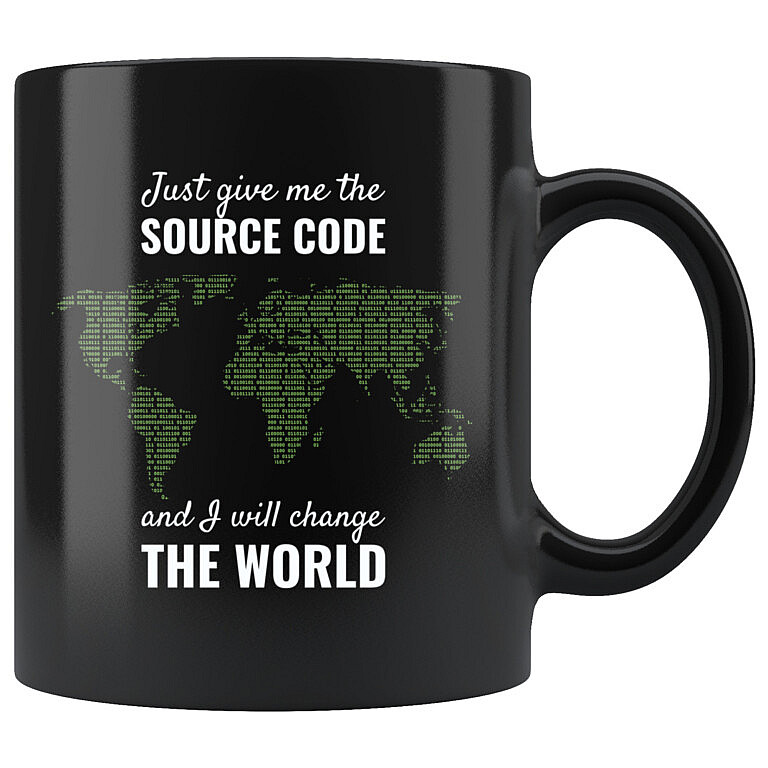 Give Me the Source Code Mug - Smart Foxes