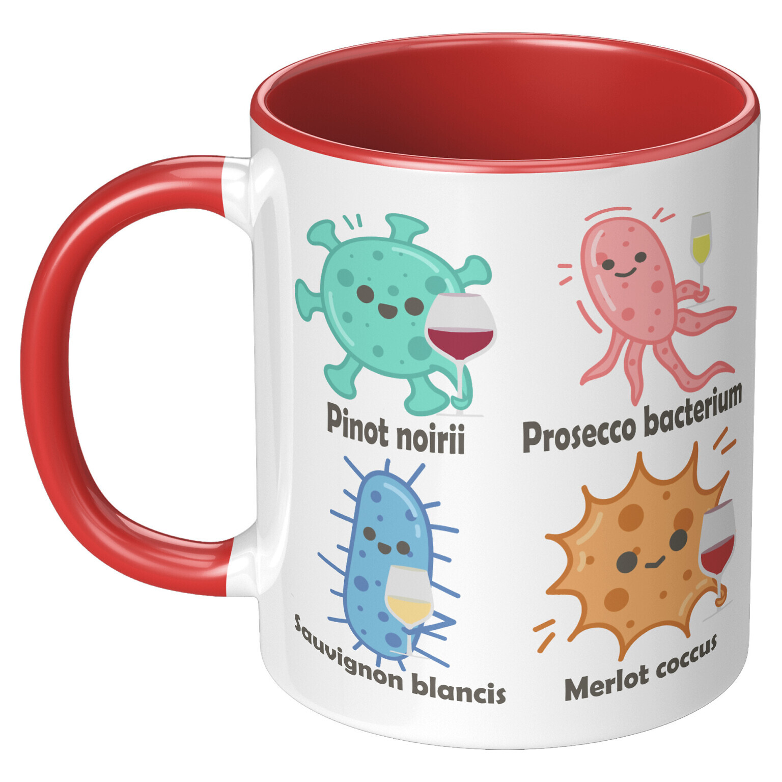 Wine Bacteria Mug - Smart Foxes